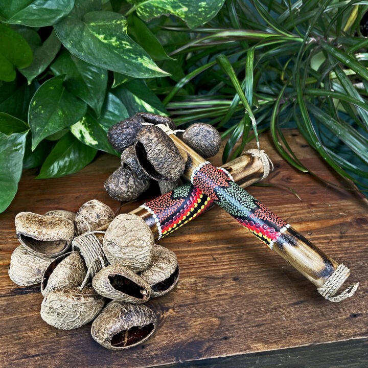 Sage Goddess Handmade Balinese Seed Rattle for spiritual work
