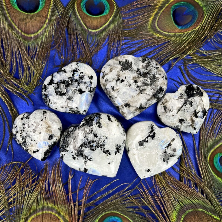 Sage Goddess Rainbow Moonstone Magic Heart for love and possibilities
