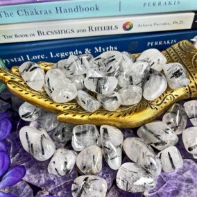 Tumbled Nellite for growth & transformation - Sage Goddess