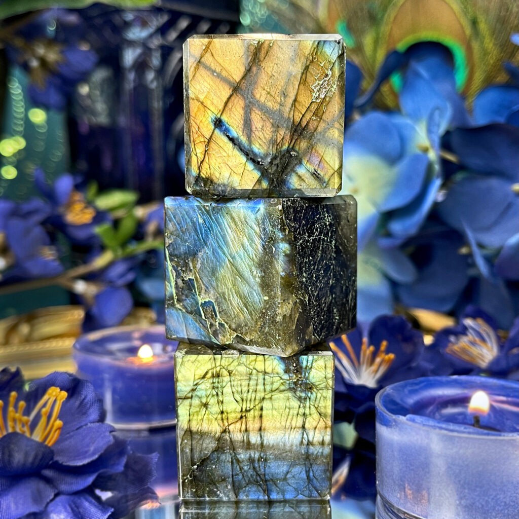 Sage Goddess Ground Your Visions Labradorite Cube