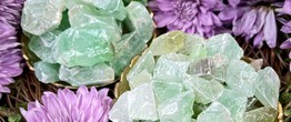 Sage Goddess Natural Green Calcite for healing and nature connection