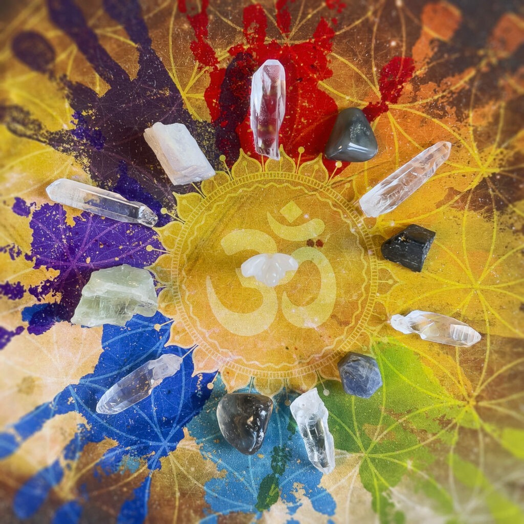 Ancestral Connection Crystal Grid to access your lineage - Sage Goddess