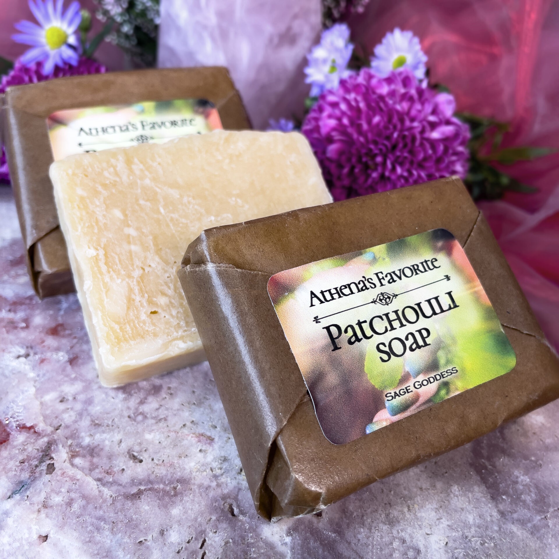 Sage Goddess Athena's Favorite Patchouli Cold Process Soap