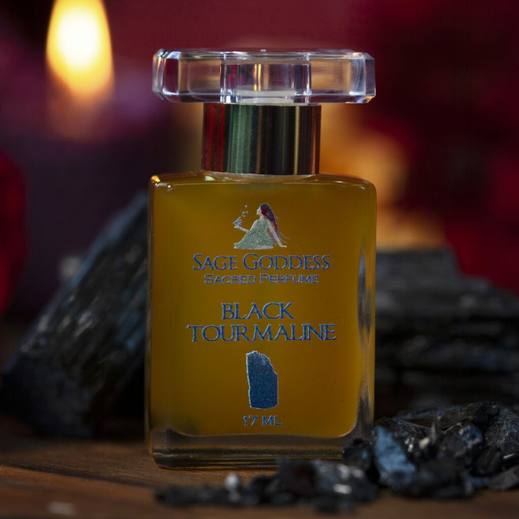 Sage Goddess Black Tourmaline Perfume for grounding and protection