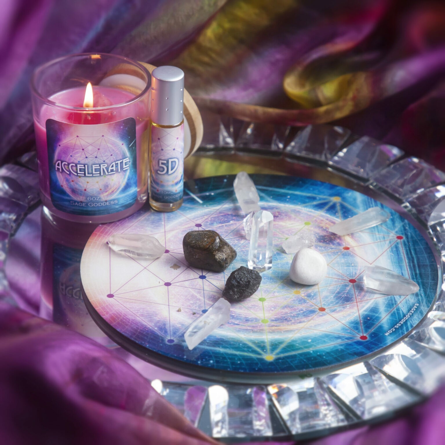 Sage Goddess 11/11 5D Penteract Set for accelerated manifestation