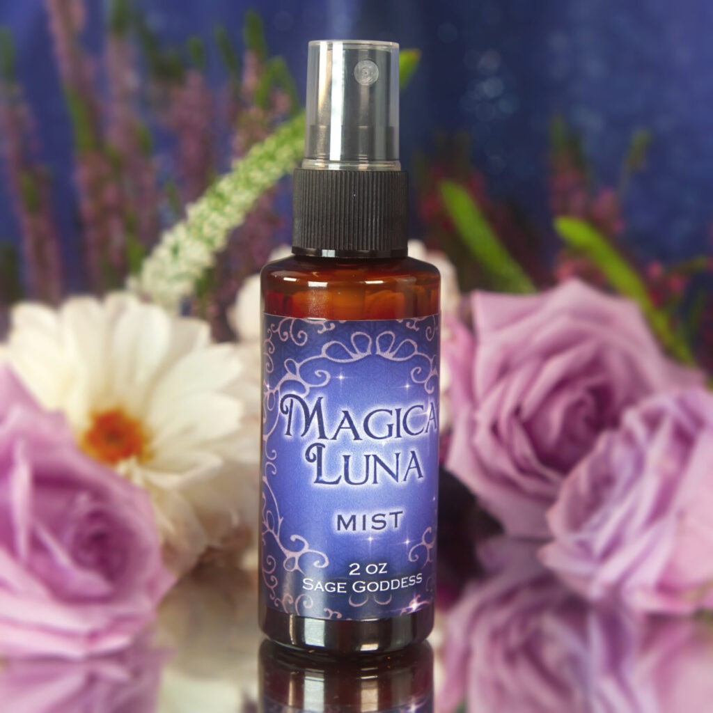 Magica Luna Perfume Mist for Divine Feminine energy - Sage Goddess