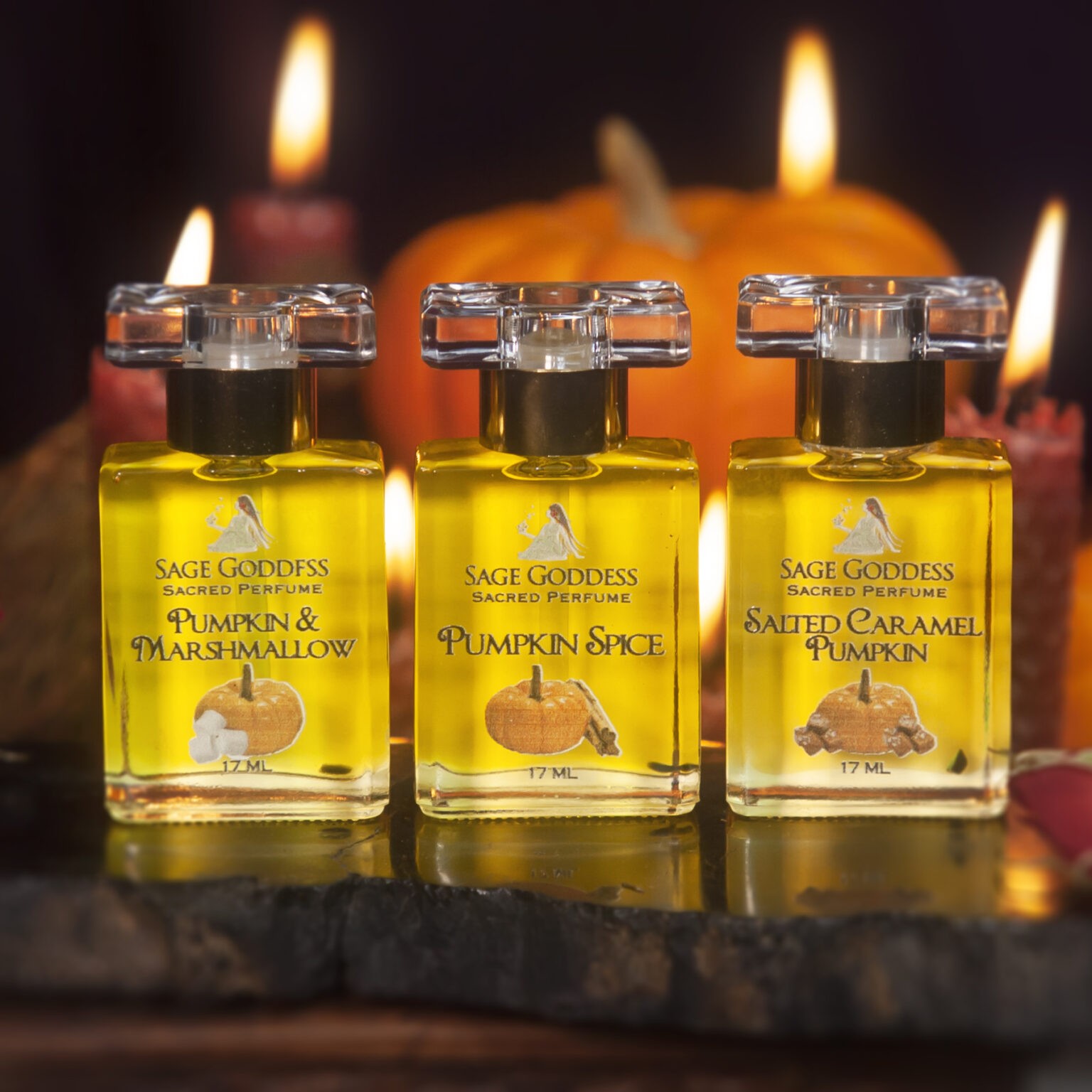 Sage Goddess Pumpkin Harvest Perfume Trio to celebrate autumn