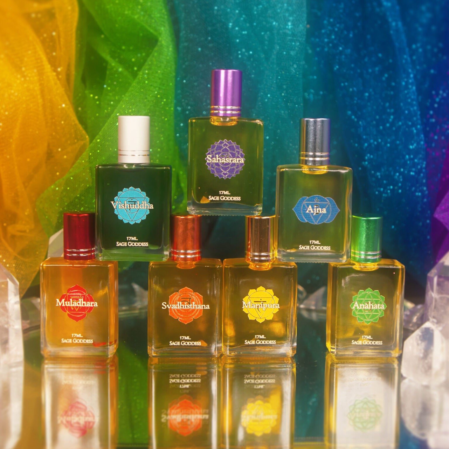 7 Chakra Perfumes for energetic alignment & healing