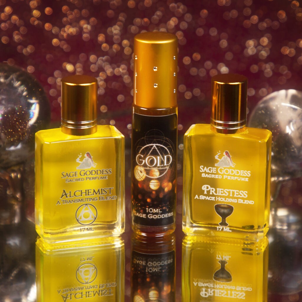 Sage Goddess Goddess Alchemy Perfume Trio for deep transformation