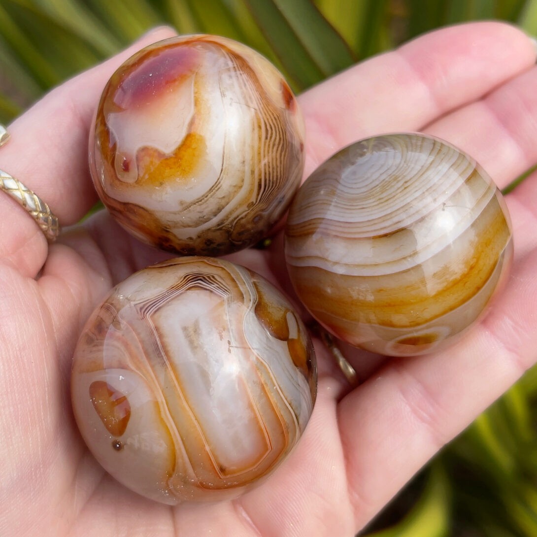 Sage Goddess Red Sardonyx Sphere for Motivation to kick your butt into gear