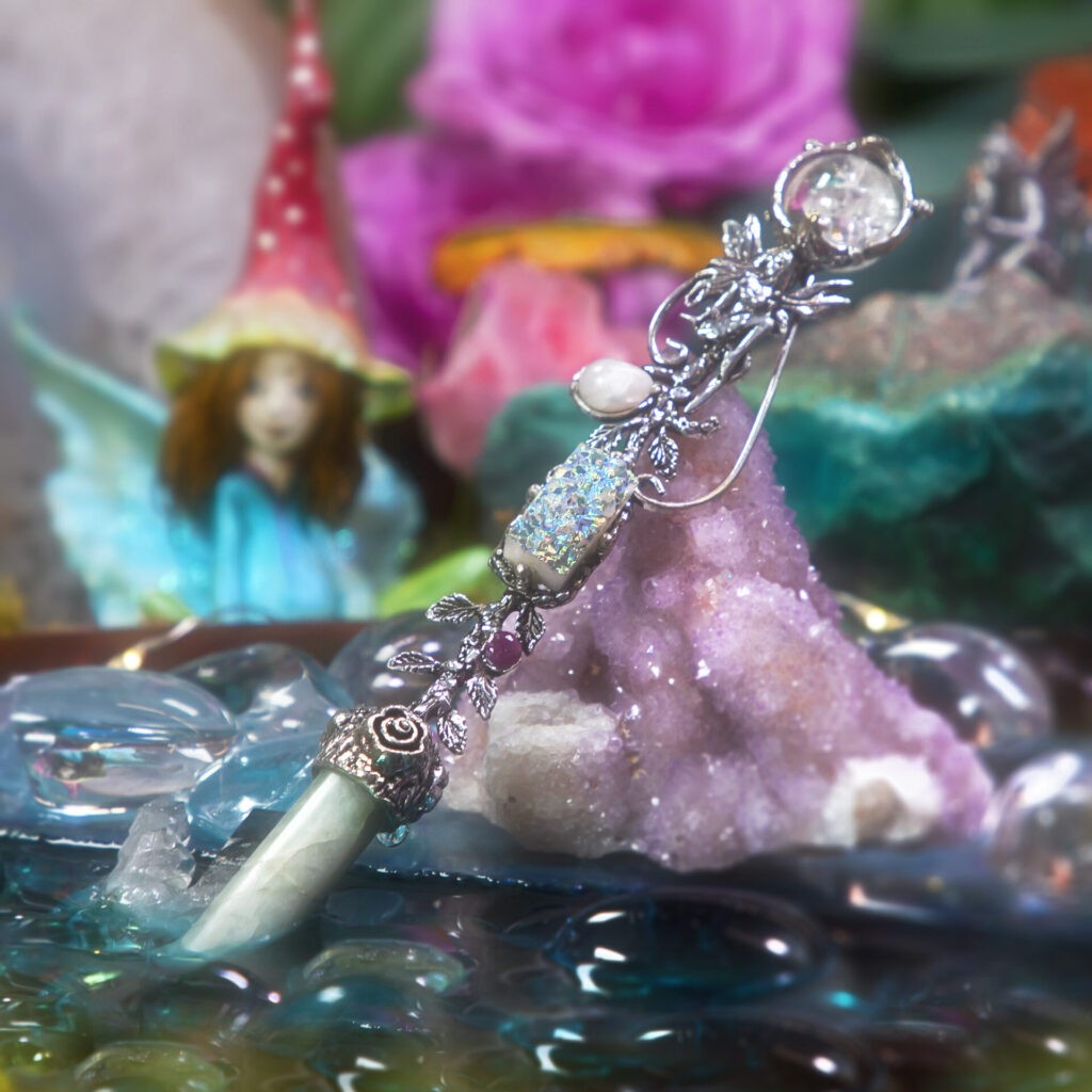 Sage Goddess Water Fairy Wand for Divine Feminine magic