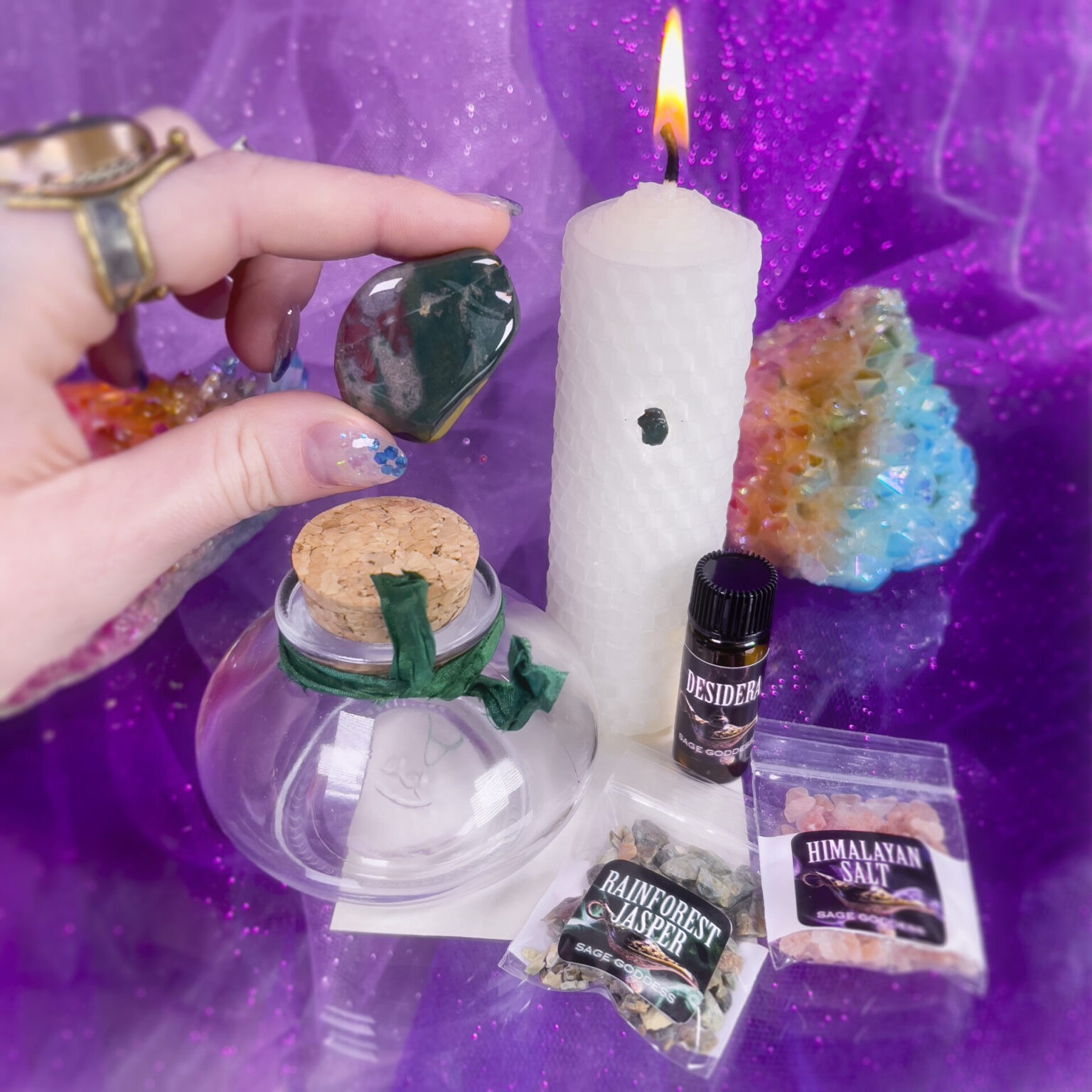 Sage Goddess 2022 Simple Ritual Wishing Jars for manifestation