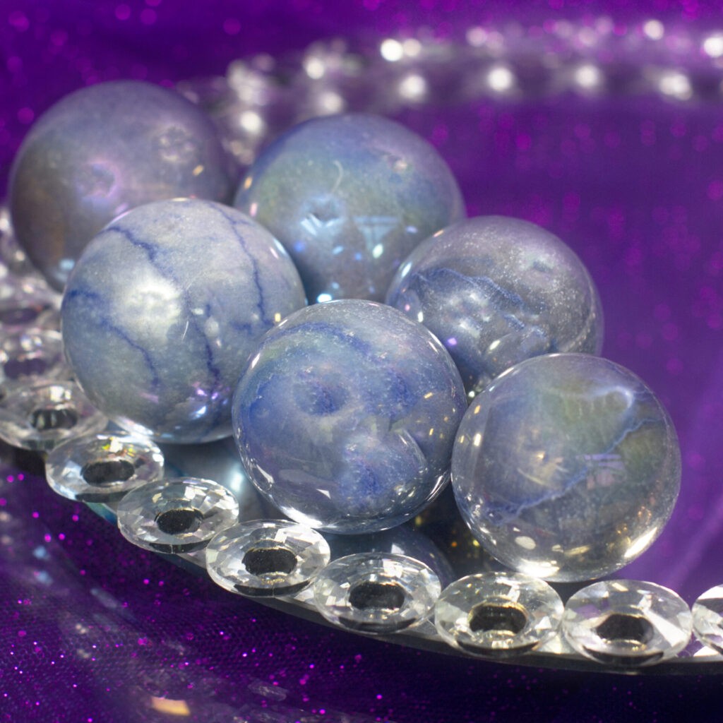 Sage Goddess Angel Aura Dumortierite Psychic Power Sphere