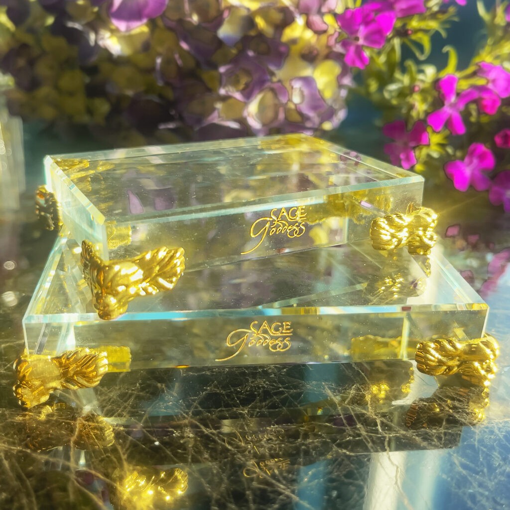 Crystal Display Stand for displaying your collection - Sage Goddess