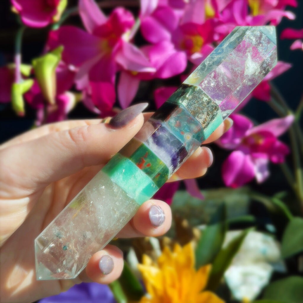Sage Goddess Double Terminated Peace and Health Wand