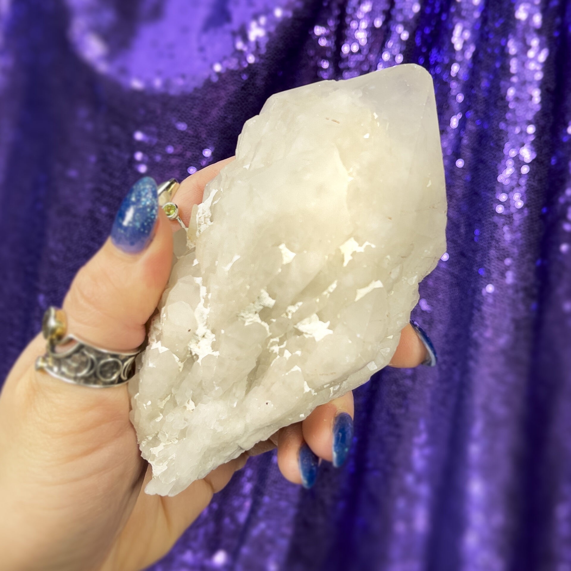Sage Goddess Gemstone Sale: Candle Quartz Single Point