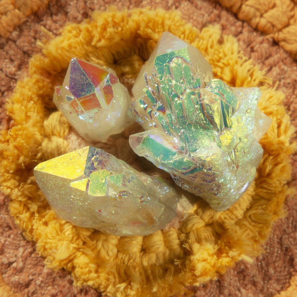 Sage Goddess Angel Aura Candle Quartz for soothing celestial wisdom