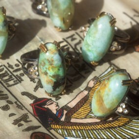 Sage Goddess Egyptian Priestess Ring for wisdom and feminine power
