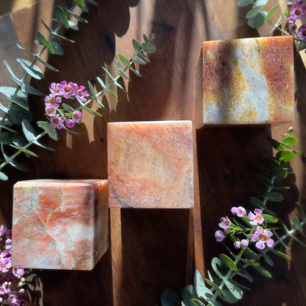 Sage Goddess Red Aventurine Strength and Recovery Cube