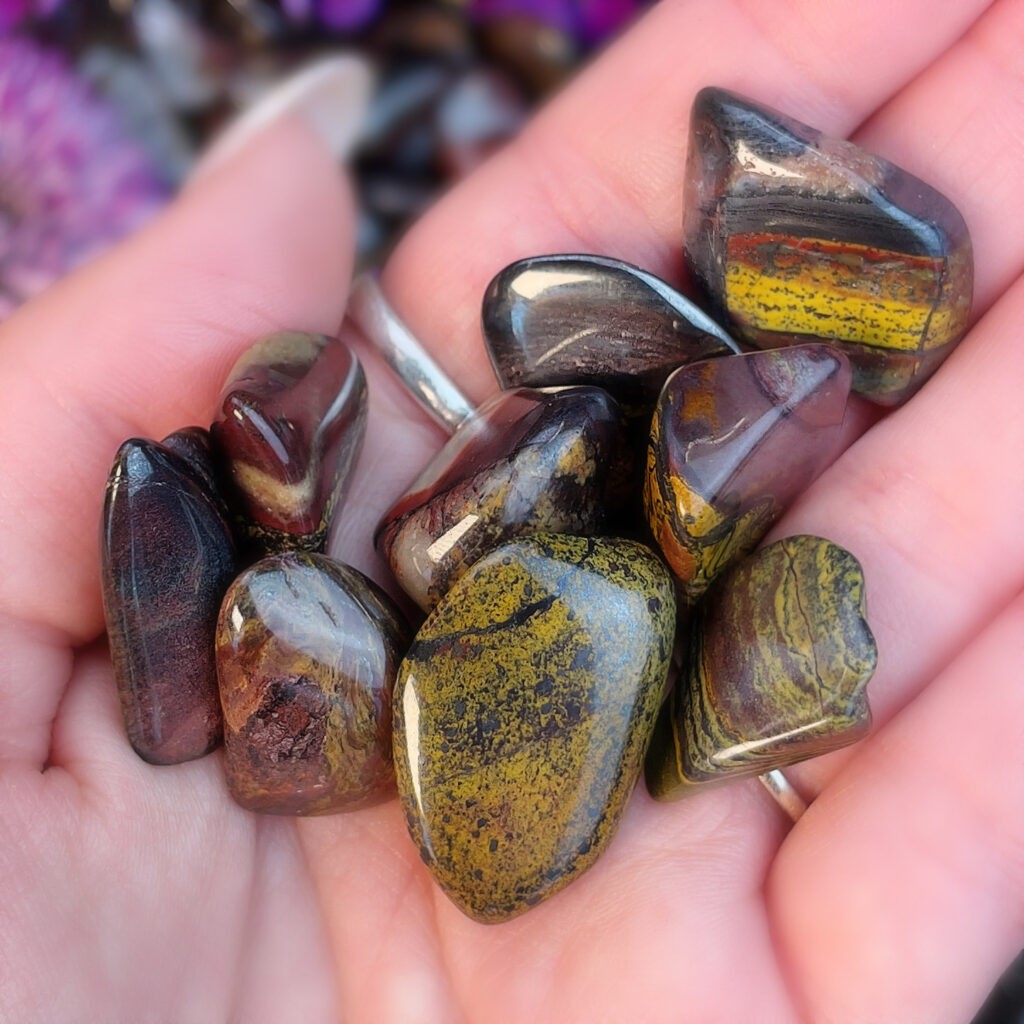 Tumbled Mugglestone for stability & confidence - Sage Goddess