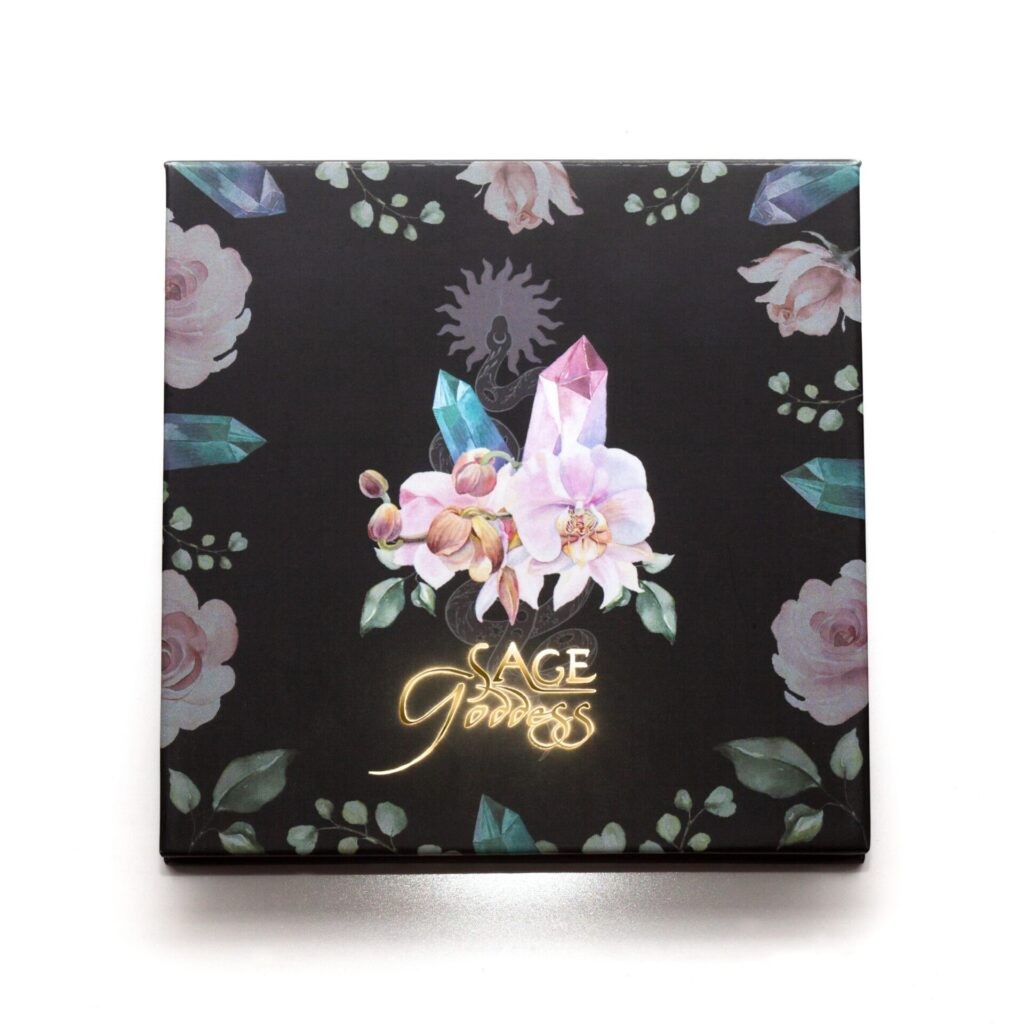 Sage Goddess Athena's Eyeshadow Palette for cosmic beauty