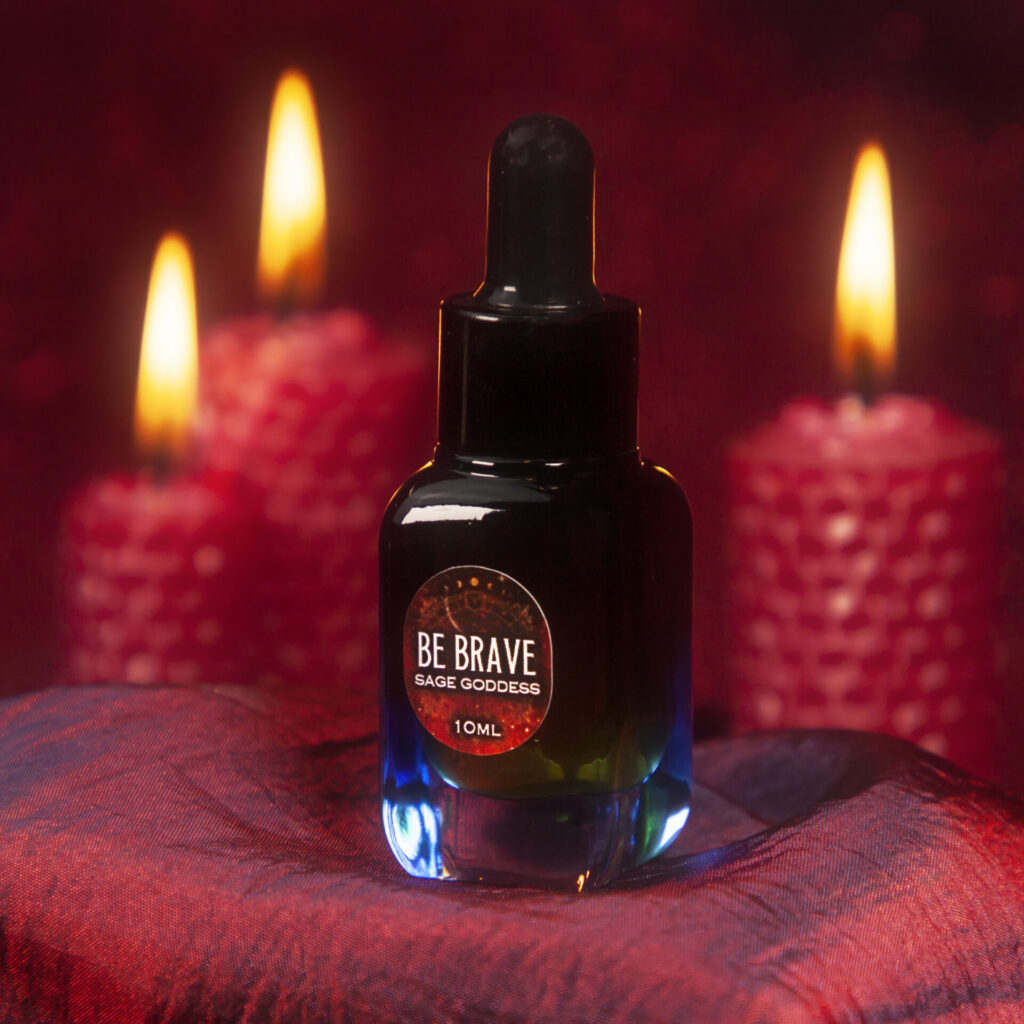Sage Goddess Be Brave Perfume Intention Drops for kicking ass