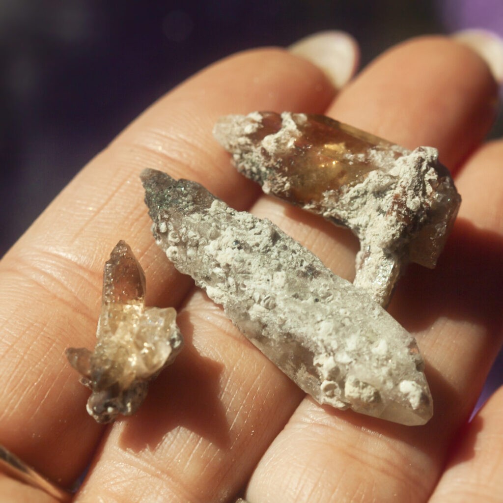 Sage Goddess Golden Topaz Power Crystal for manifesting success