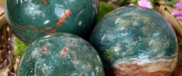 Sage Goddess Master Healing Bloodstone Sphere for ultimate wellness
