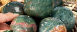 Sage Goddess Master Healing Bloodstone Sphere for ultimate wellness