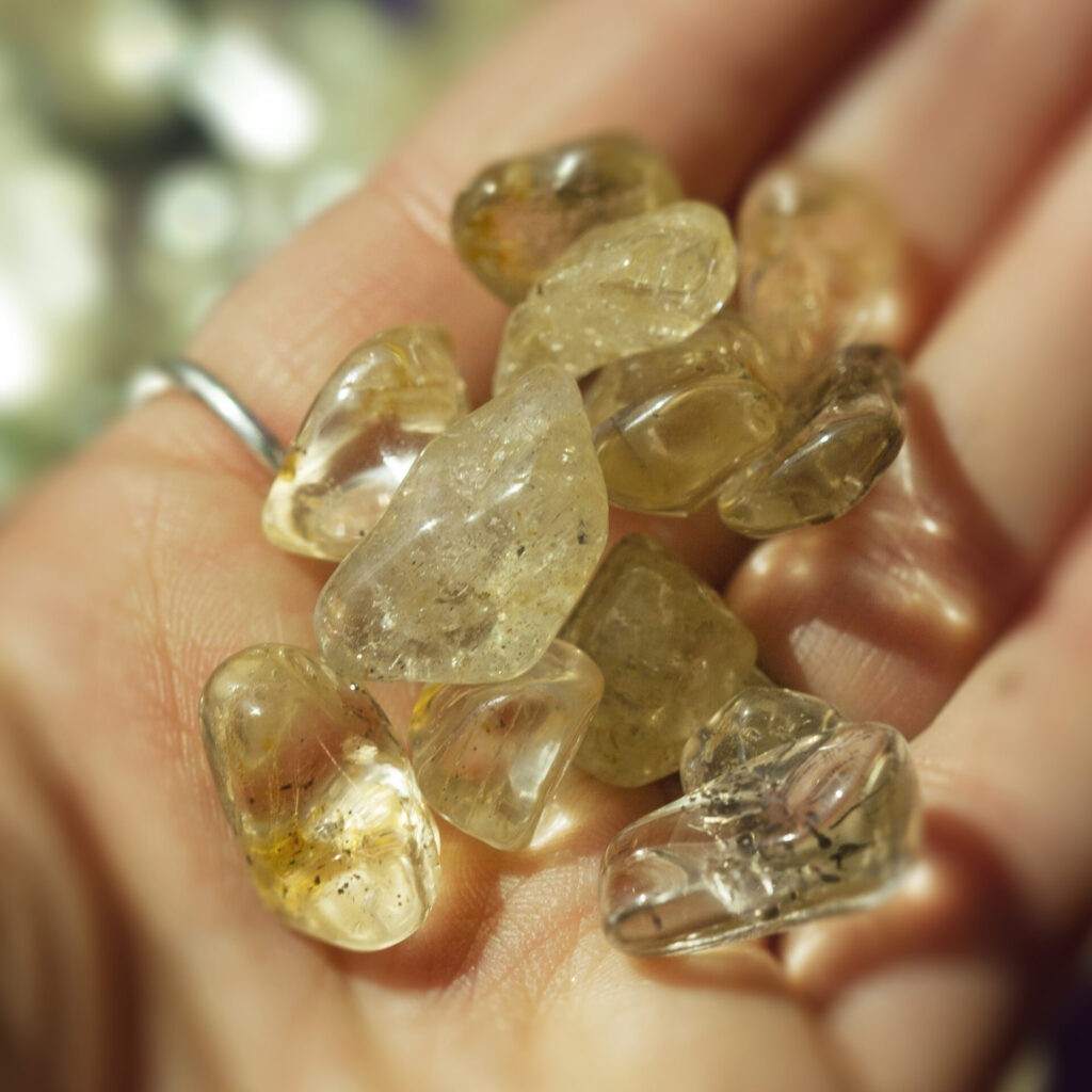 Tumbled Scapolite for manifesting success - Sage Goddess