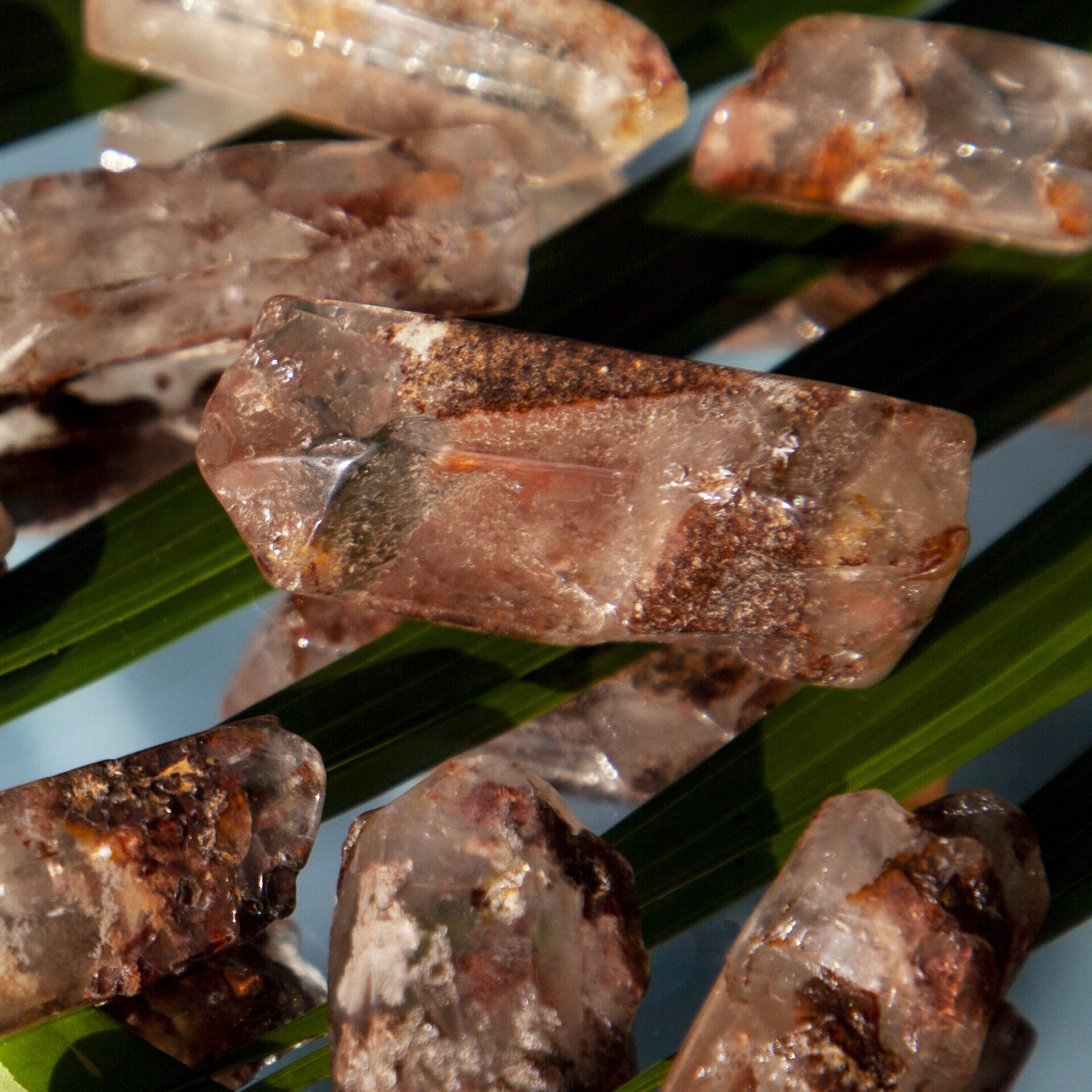 Sage Goddess Polished Amphibole Quartz for spiritual evolution