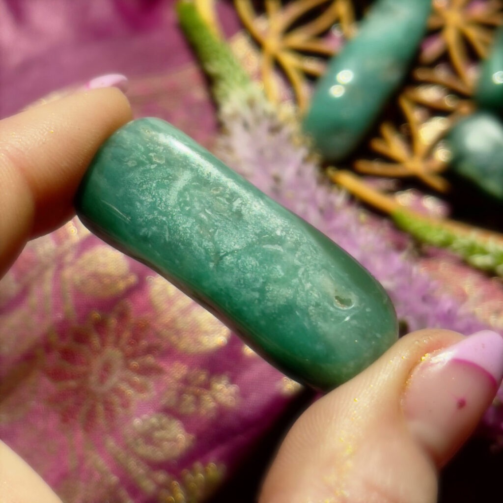Sage Goddess Tumbled Mtorolite for peace and harmony