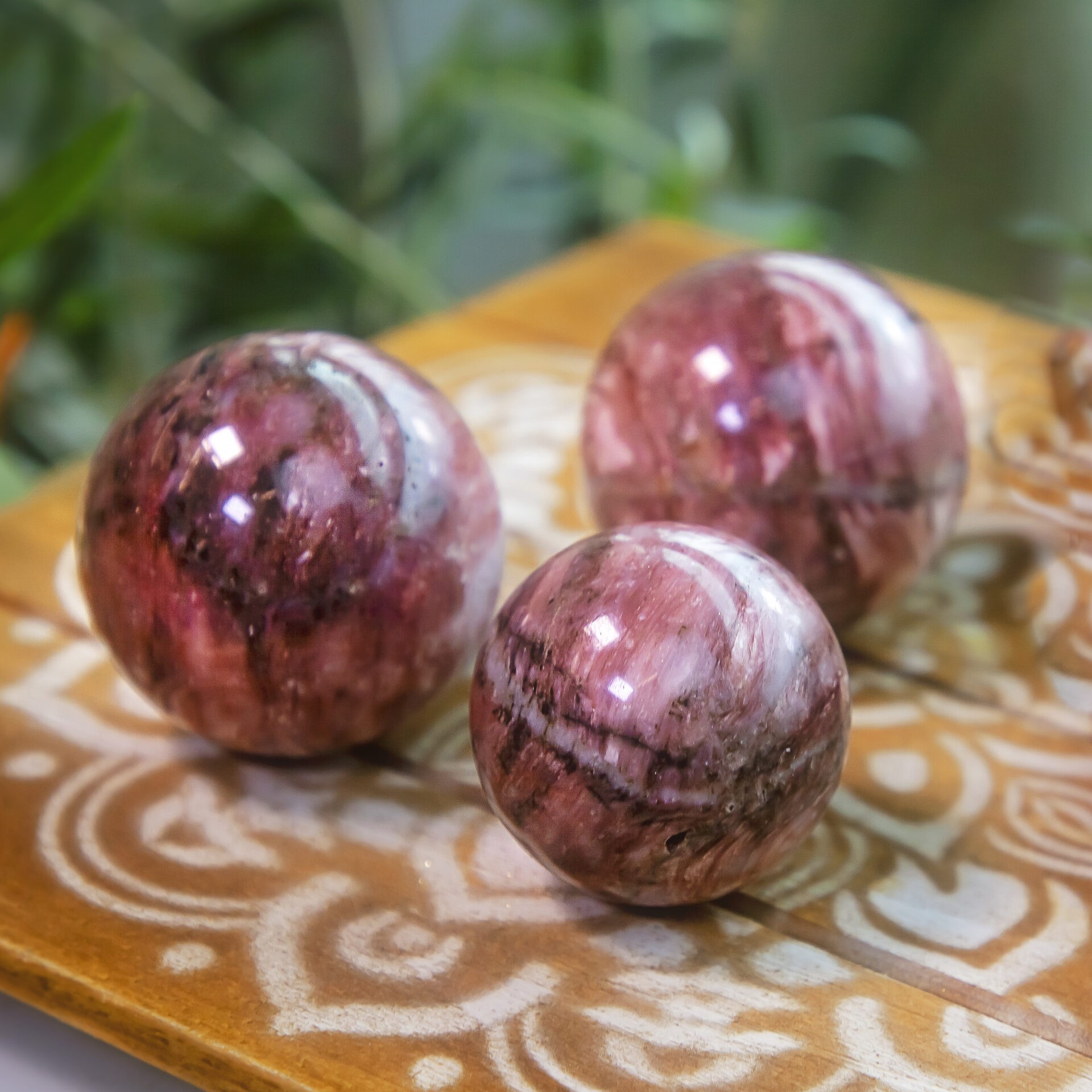 Rose Muscovite with Clear Quartz Sphere - Sage Goddess