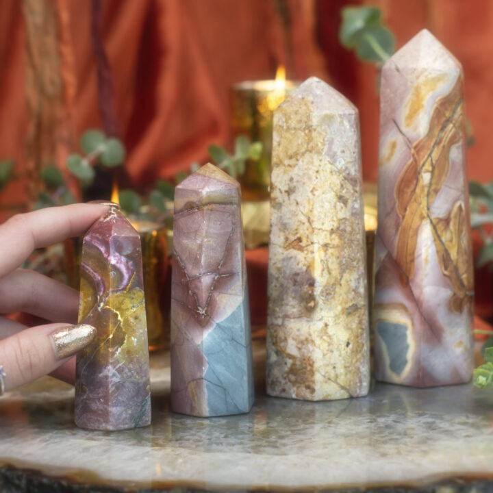 Sage Goddess Peaceful Polychrome Jasper Generator for serenity