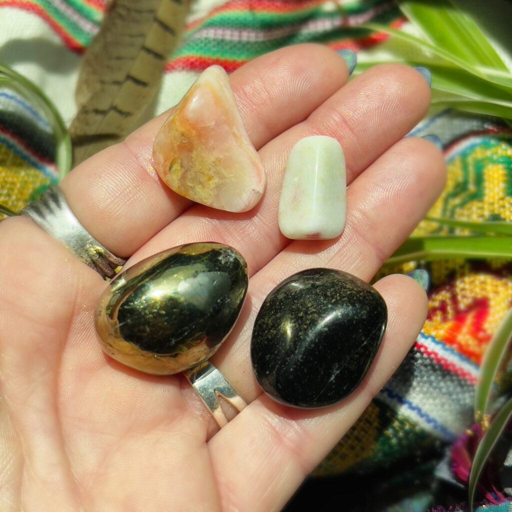 Sage Goddess Peruvian Crystal Quad for ancient wisdom