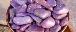 Sage Goddess AAA-Grade Tumbled Purple Jade for peace and connection