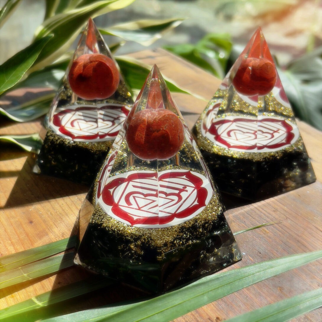 Sage Goddess Root Chakra Hexagonal Pyramid for safety and stability