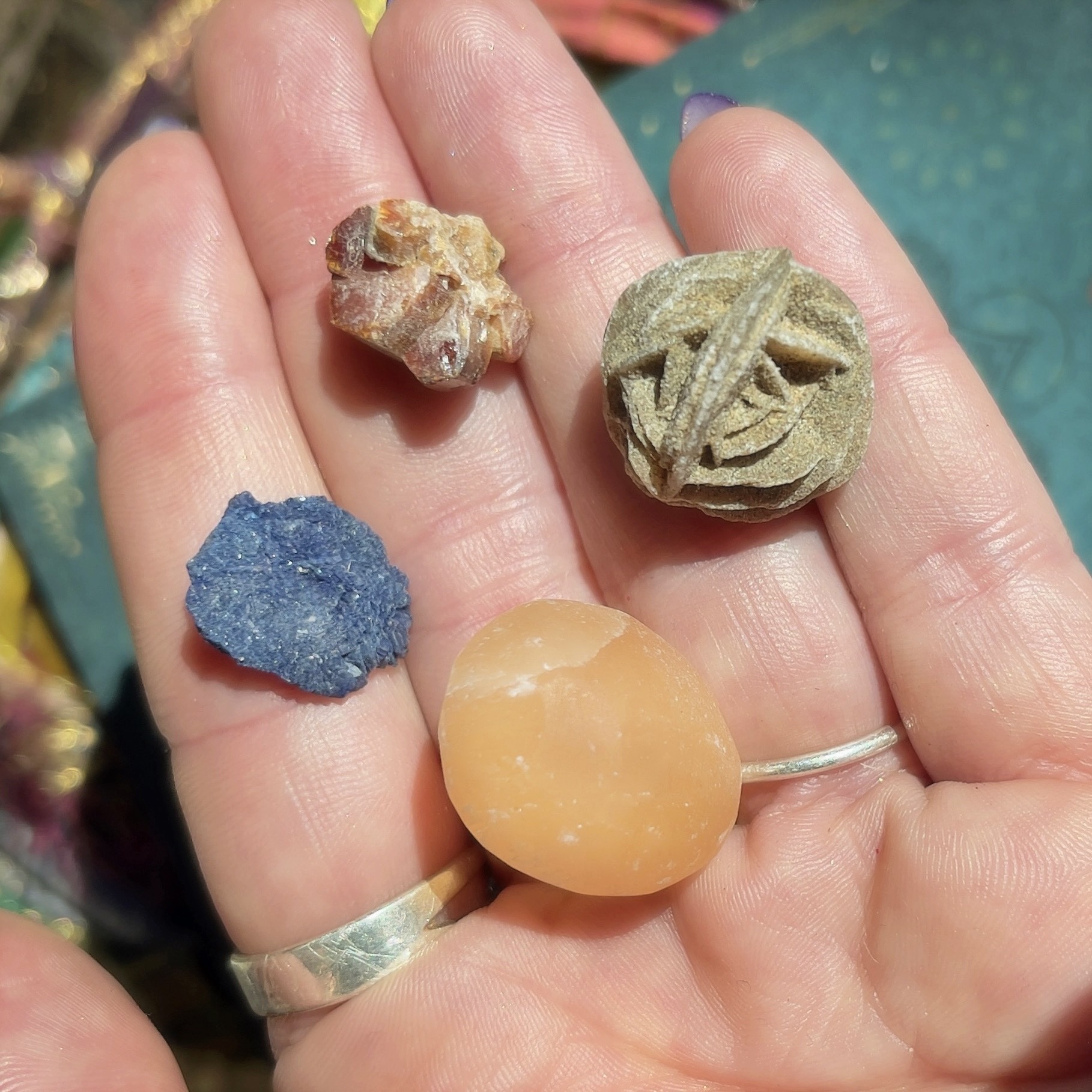 Sage Goddess Moroccan Crystal Quad for restoring energetic flow