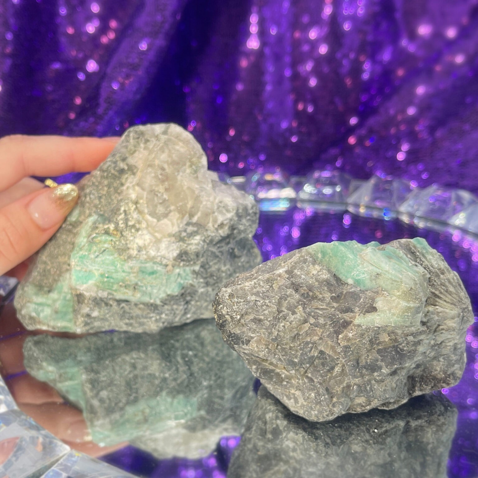 Sage Goddess Gemstone Sale: Emerald in Matrix