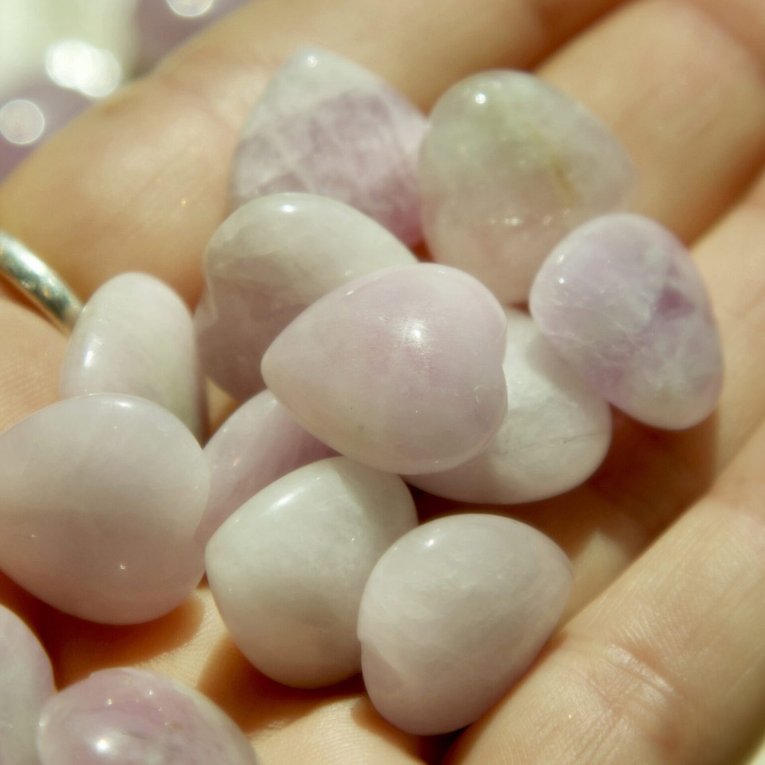 Home Shop Gems & Minerals Denver Unpacking: Kunzite Lineage Healing Heart
