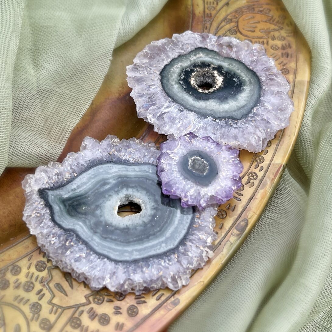 Sage Goddess Denver Find: Peaceful Amethyst Stalactite Flower