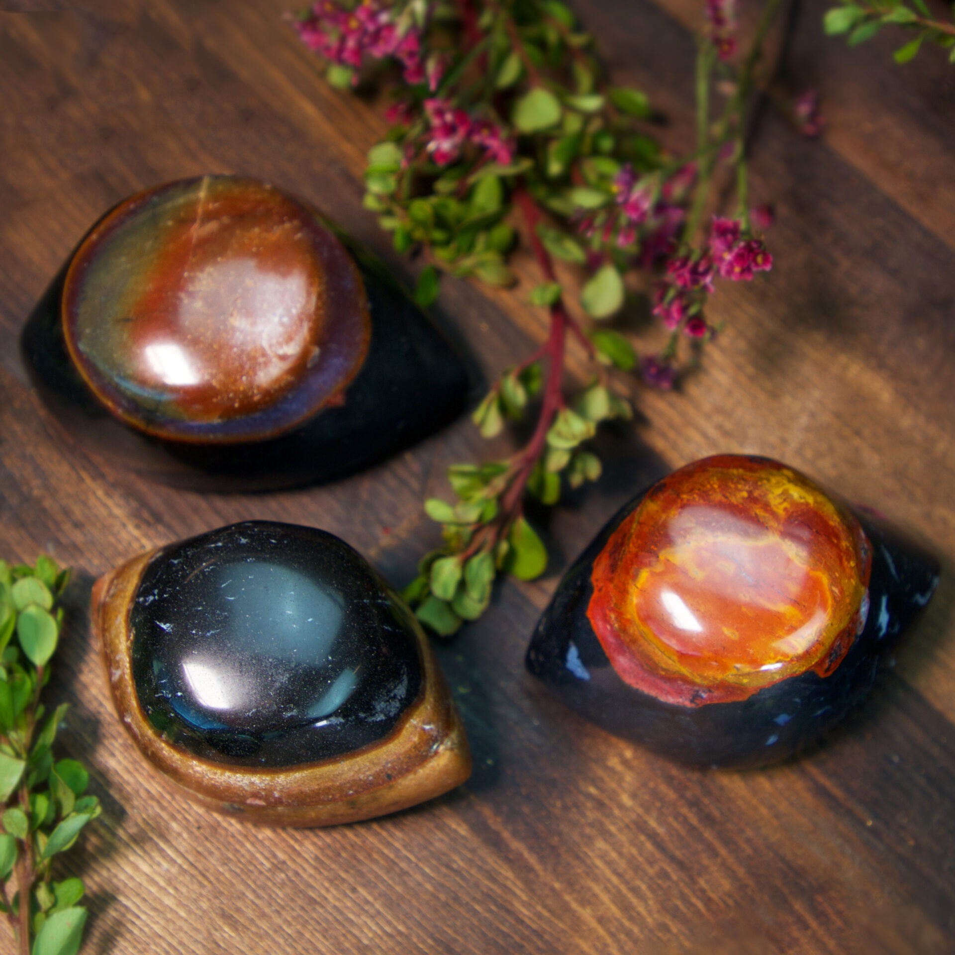 Sage Goddess Shiva Eye Agate for psychic awakening and protection