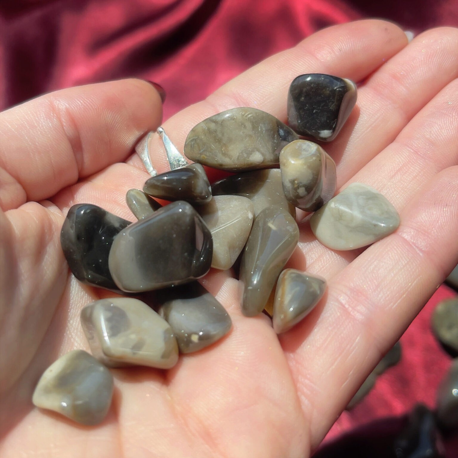 Sage Goddess Tumbled Crop Circle Stone for unlocking intuition