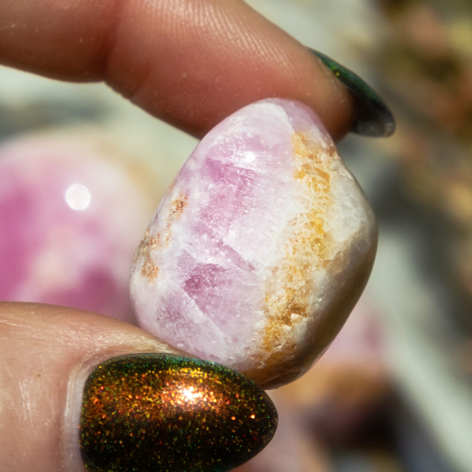 Sage Goddess Denver Find: Tumbled Pink Aragonite for peace