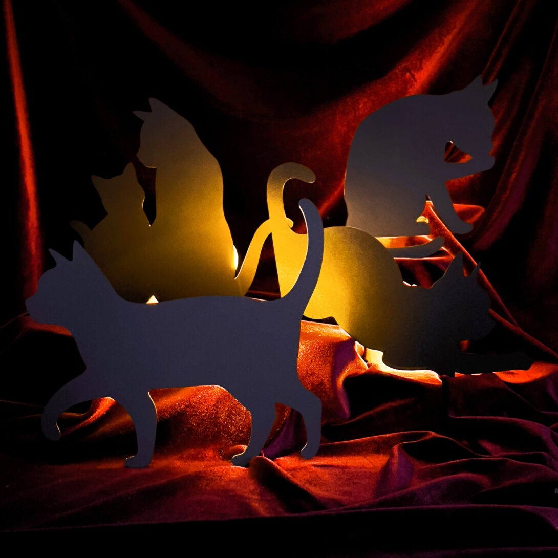 Black Cat Magic LED Light to illuminate your path - Sage Goddess