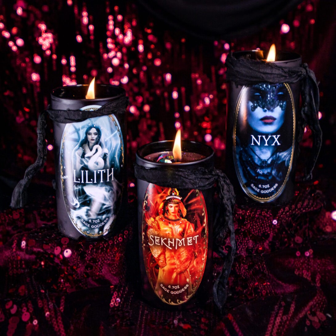 Sage Goddess Dark Goddesses Intention Candle Collection