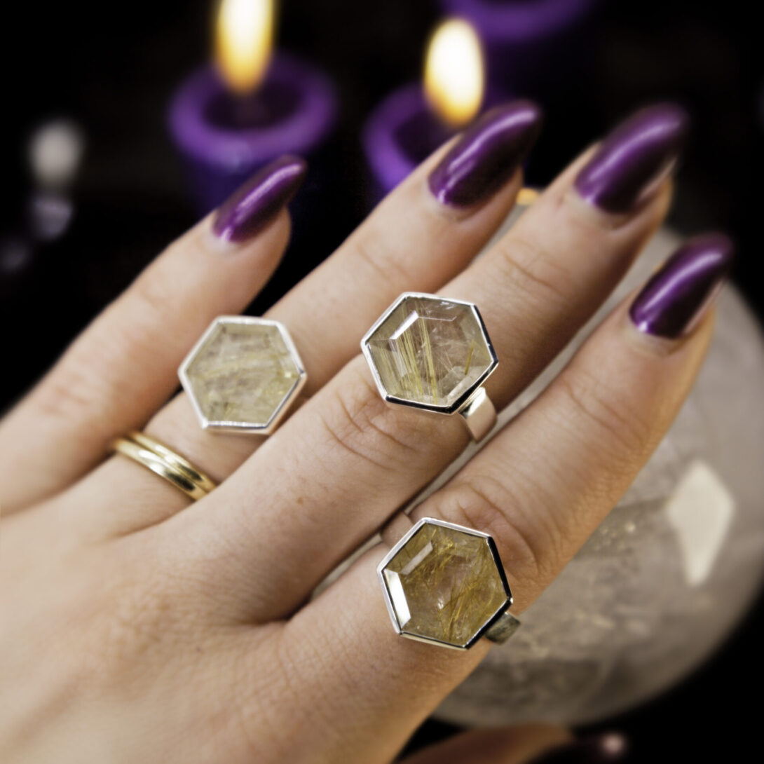 Sage Goddess Energy Balancing ‘As Above, So Below’ Golden Rutilated ...