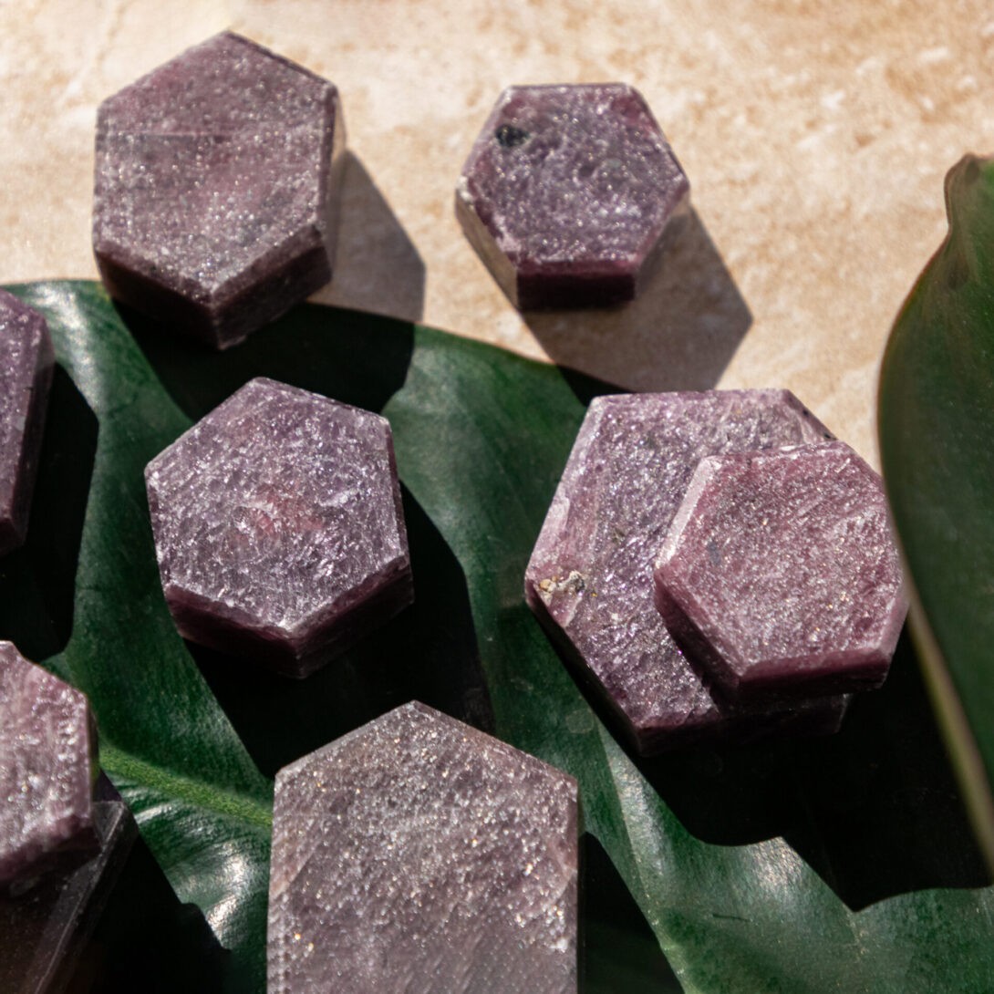 Sage Goddess Find Your Passion Ruby Hexagon for enthusiasm