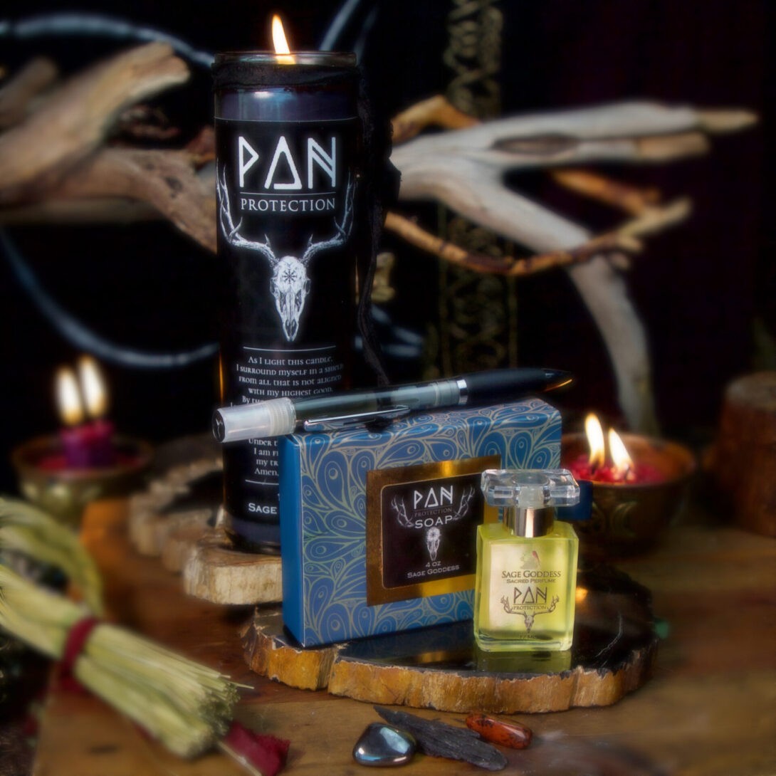 Sage Goddess Pan Protection Tools for grounding and security