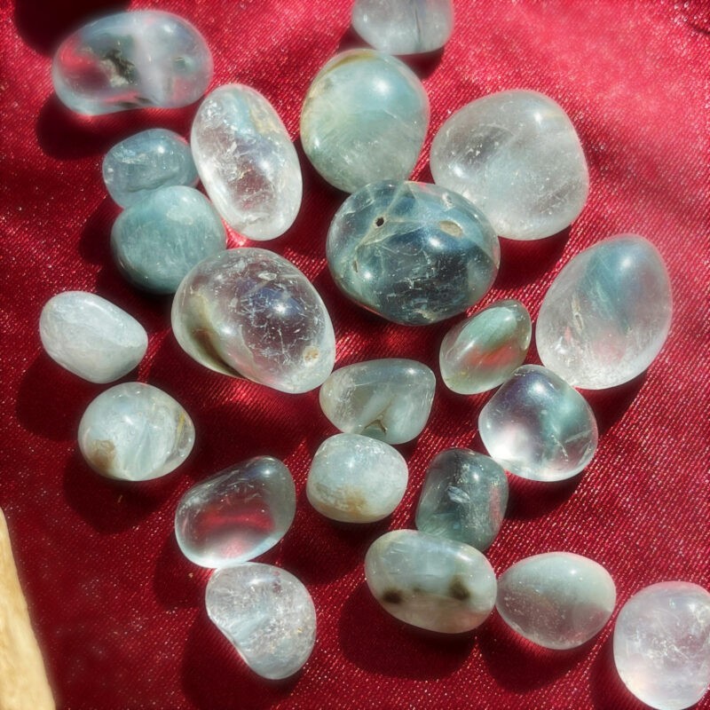 Home Shop Gems & Minerals Denver Unpacking: Rare Tumbled Blue Amphibole ...